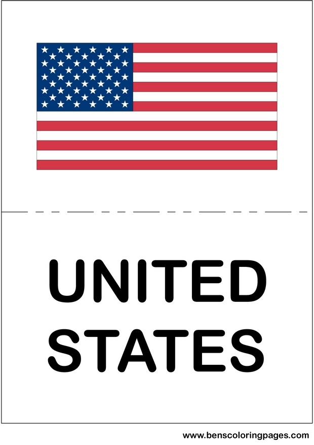 Flags of the world Flashcard for kids